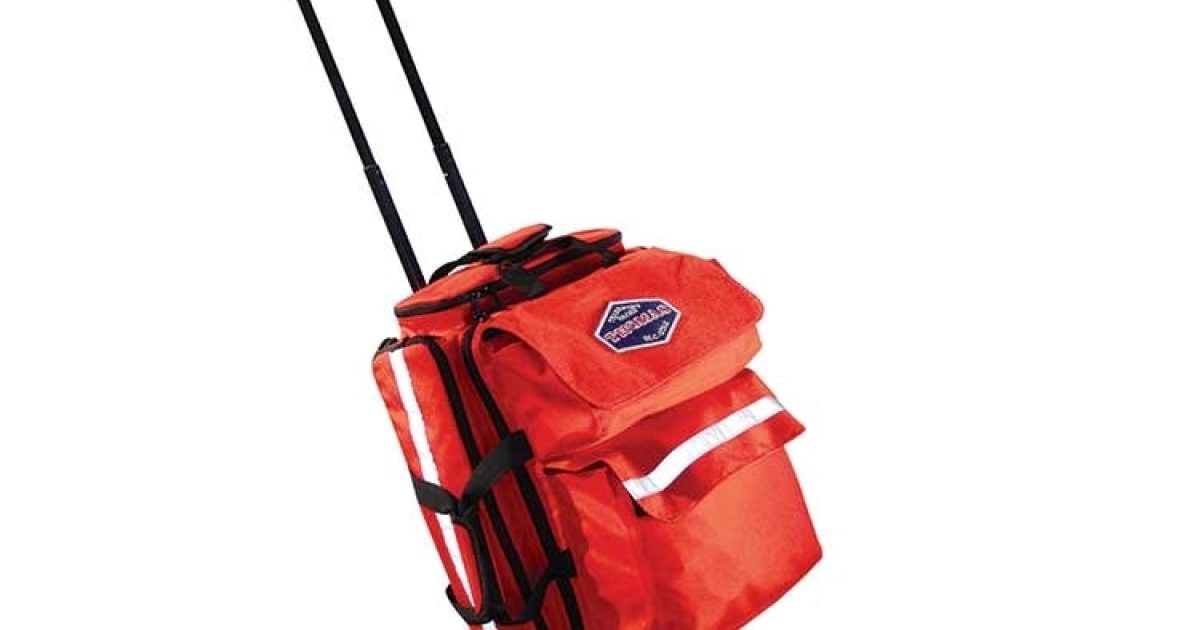 Akuttaske, trauma, akut rygsæk med hjul Thomas, orange | Ferno Norden…